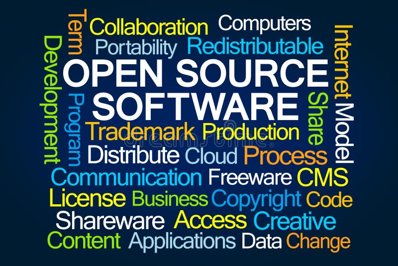 Software word cloud stock illustration. Illustration of graphic - 11569940