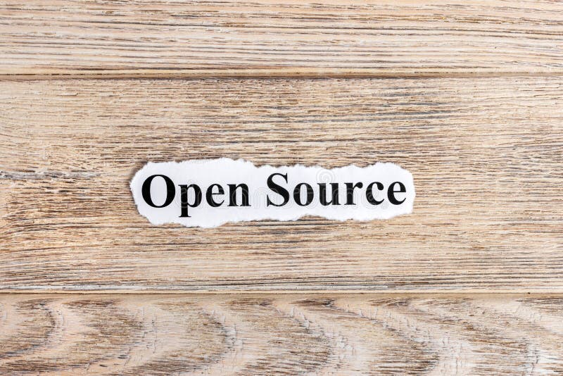 Open Source Text on Paper. Word Open Source on Torn Paper Stock Image ... Open Source Text on Paper. Word Open Source on Torn Paper Stock Image ...