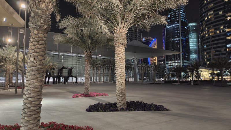 Open Space Area at Doha Exhibition and Convention Center Stock Image ...