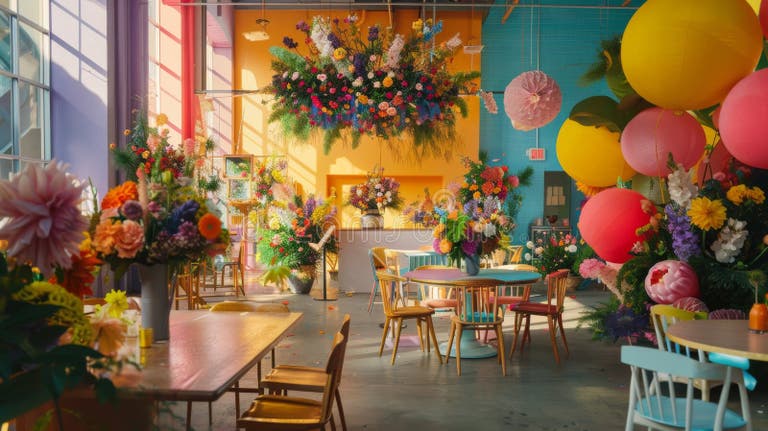 Open Space at Event Setting for Advertising. Stock Illustration ...