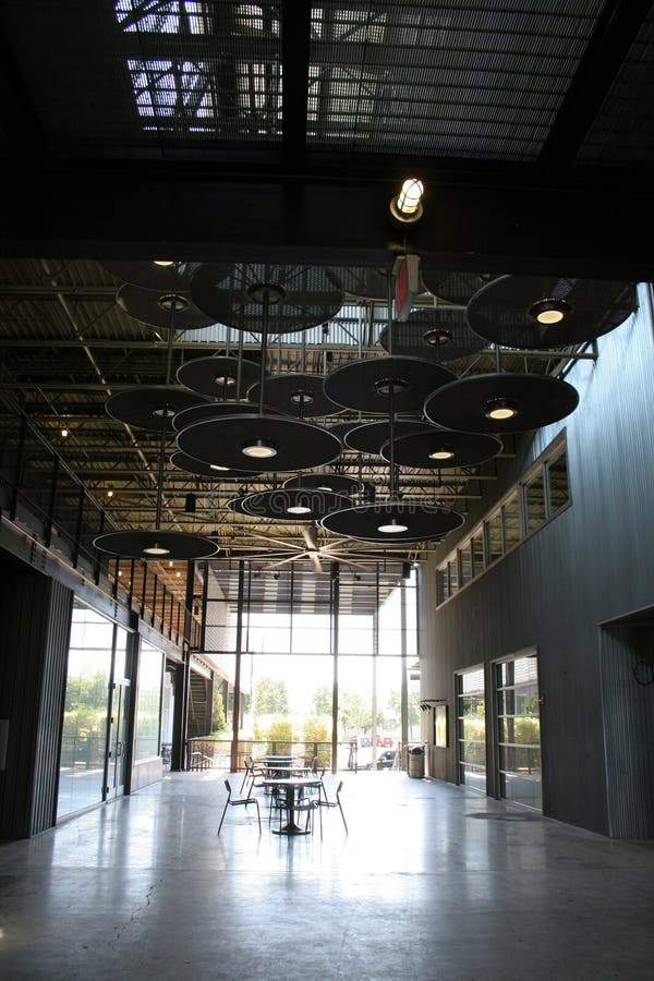 Open Space Lights stock image. Image of lobby, building - 58401663