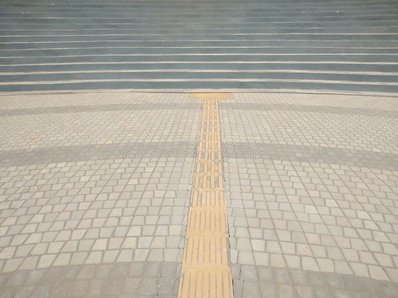 Open Space Made of Paving Blocks in a City Park Stock Photo - Image of ...