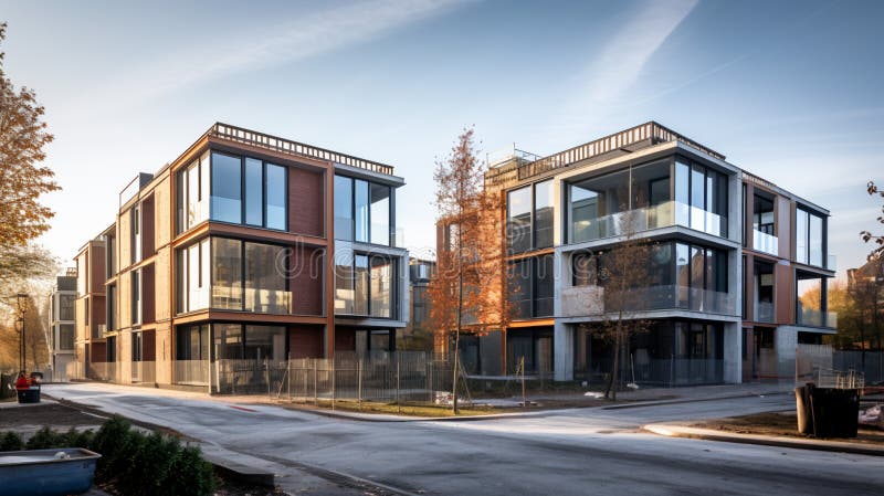 Open Space within Modern Housing Scheme Typical of that Currently Under ...