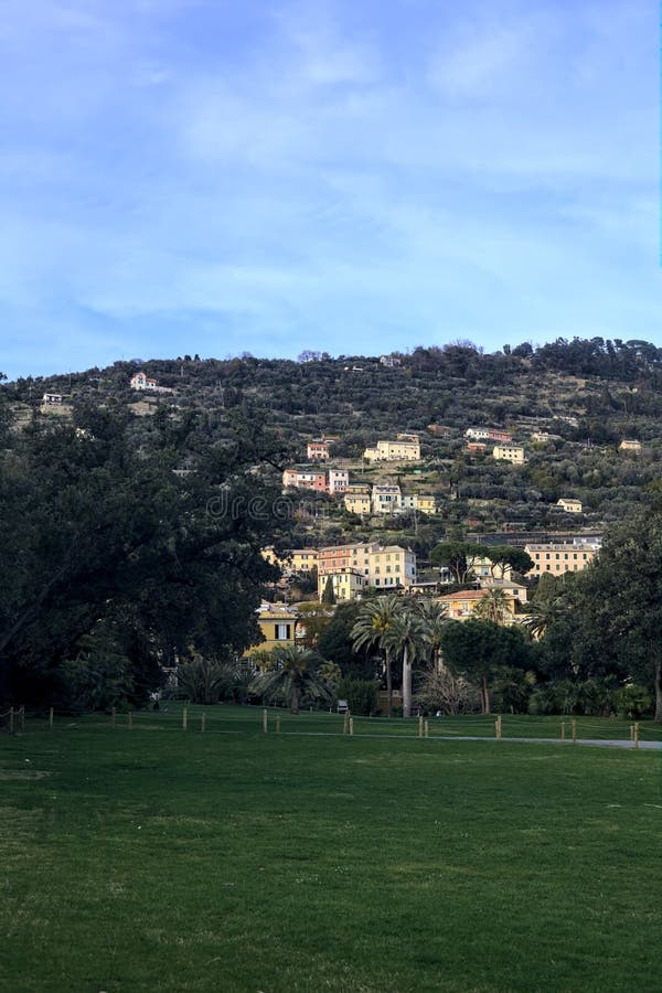 Open Space in a Park of a Palace at Sunset Stock Photo - Image of ...