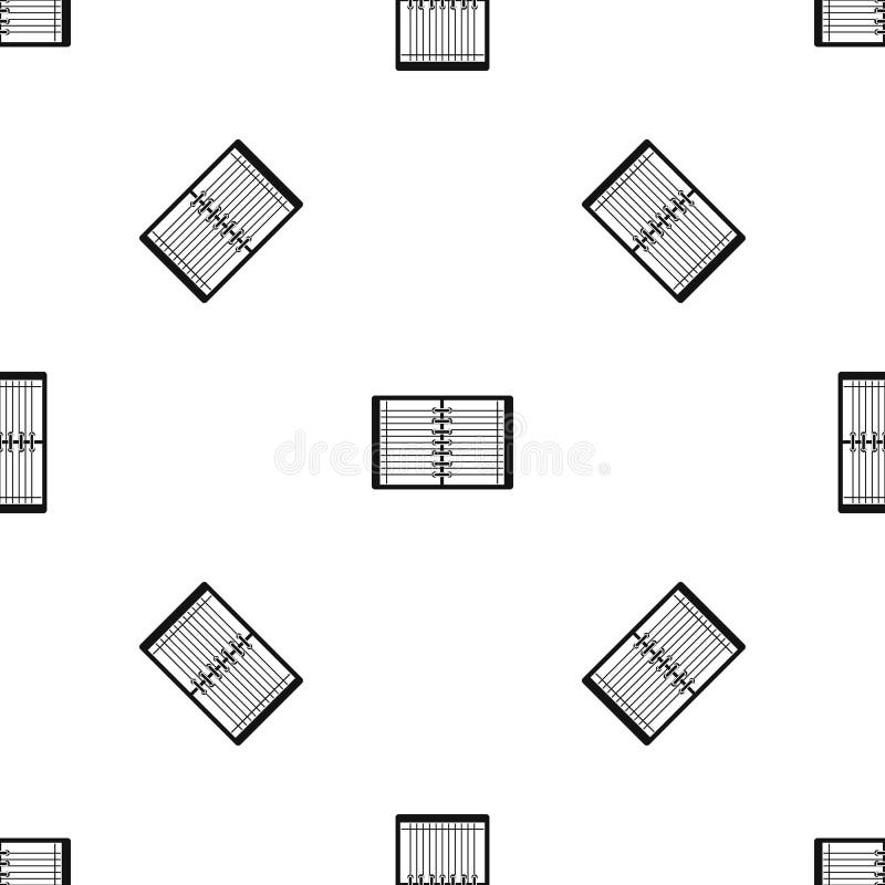 Open Spiral Lined Notebook Pattern Seamless Black Stock Vector ... Open Spiral Lined Notebook Pattern Seamless Black Stock Vector ...