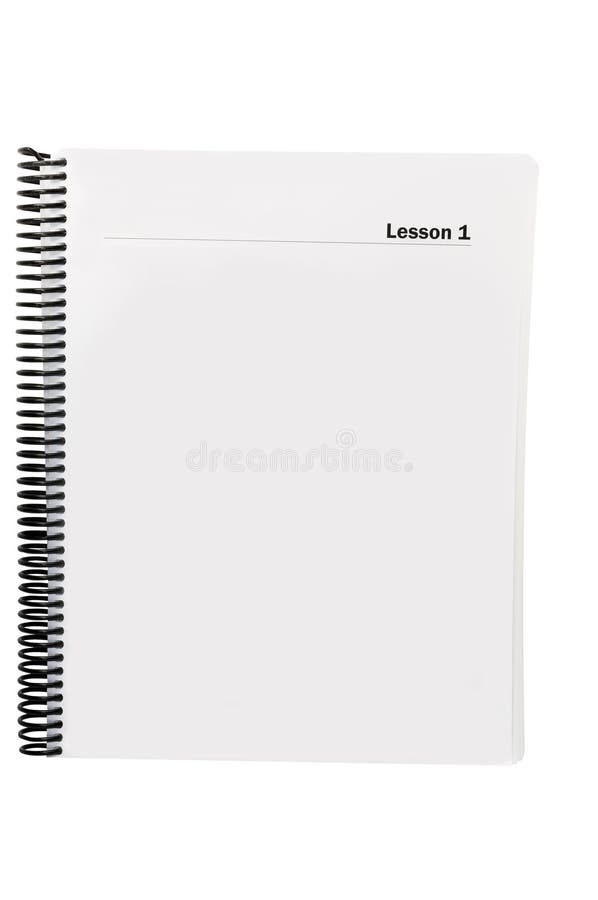 Blank Open Spiral Notebook stock image. Image of note - 20797287