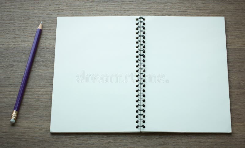 Open spiral notebook stock image. Image of notepad, binder - 54622871