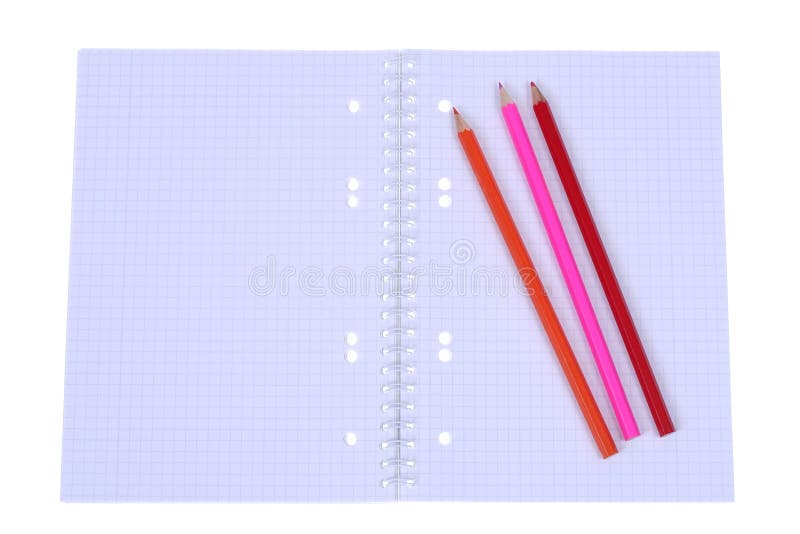 Open spiral notepad stock image. Image of exercise, comment - 1752833