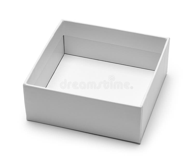 Open Square Box stock photo. Image of blank, view, front - 338742432