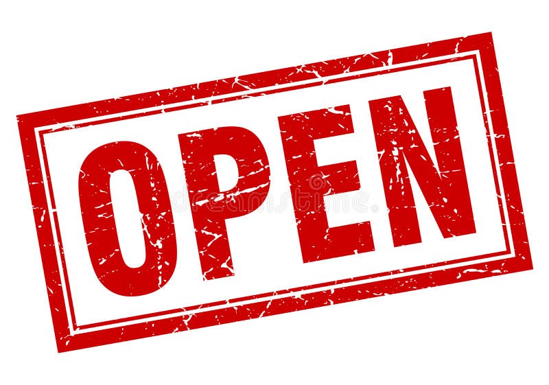 Open stamp stock vector. Illustration of texture, sign - 125009799