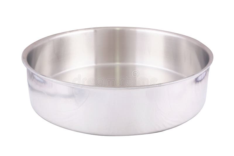 Open Stainless Steel Cooking Pot Stock Photo - Image of metal, cover ...