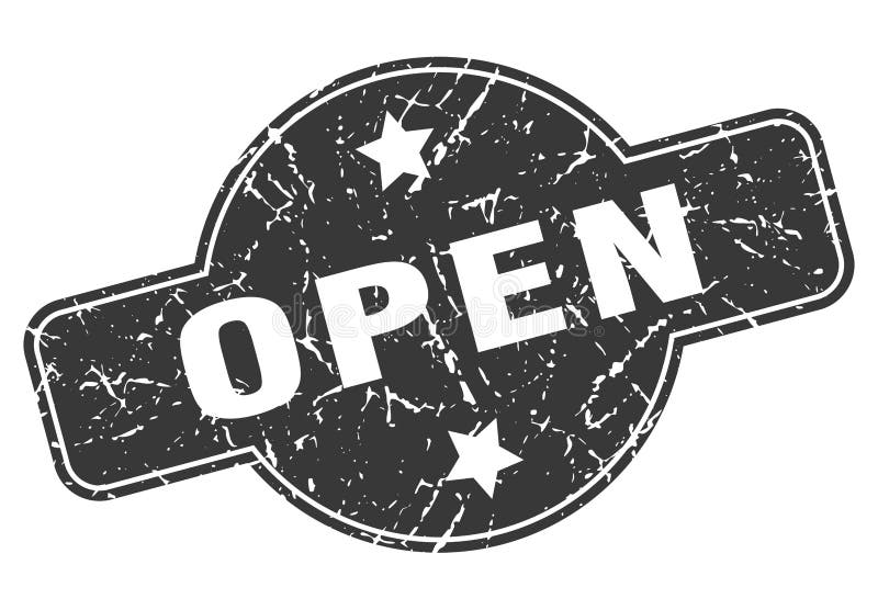 Open stamp stock vector. Illustration of background - 148237178