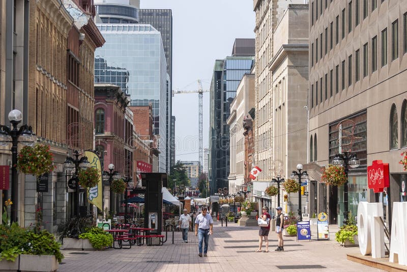 Open Street in Ottawa, Spraks Street Editorial Stock Photo - Image of ...