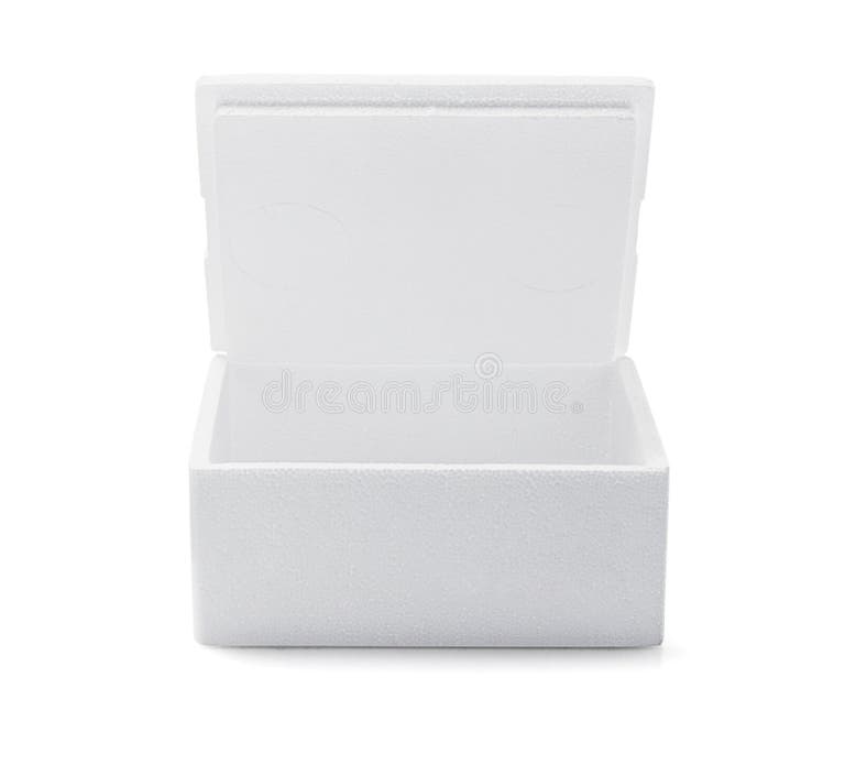 Open Styrofoam Box stock photo. Image of storage, close - 44551070