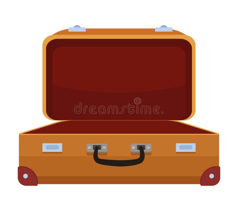 Open suitcase travel stock vector. Illustration of travel - 228438133