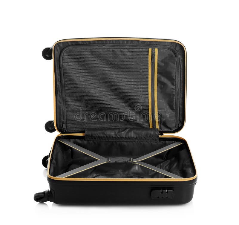 Open Suitcase for Travelling Stock Image - Image of departure, modern ...
