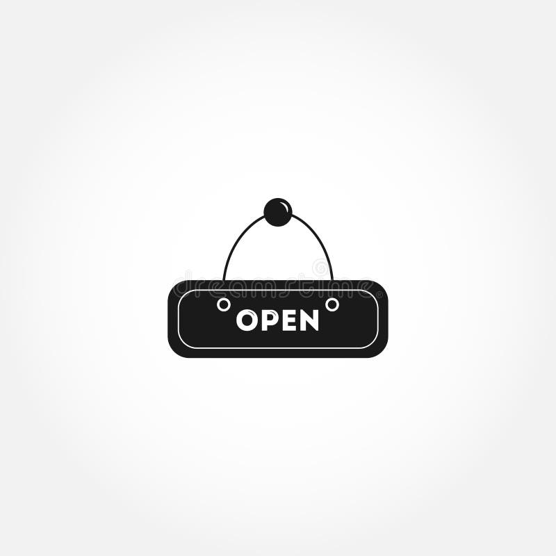 Open Tag Icon. Design Element Stock Vector - Illustration of market ...