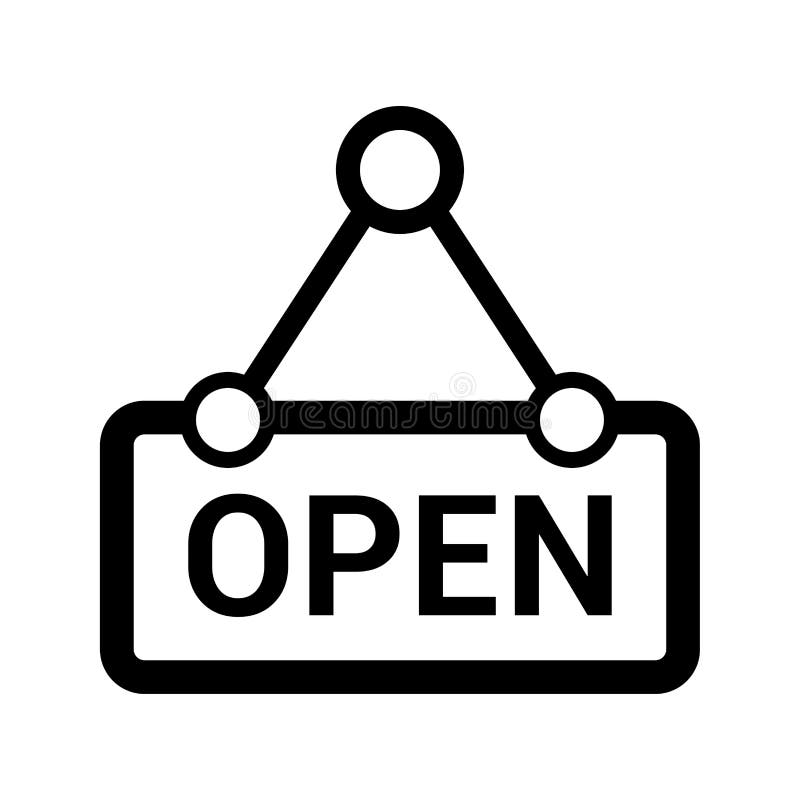 Open tag icon stock illustration. Illustration of banner - 267080528