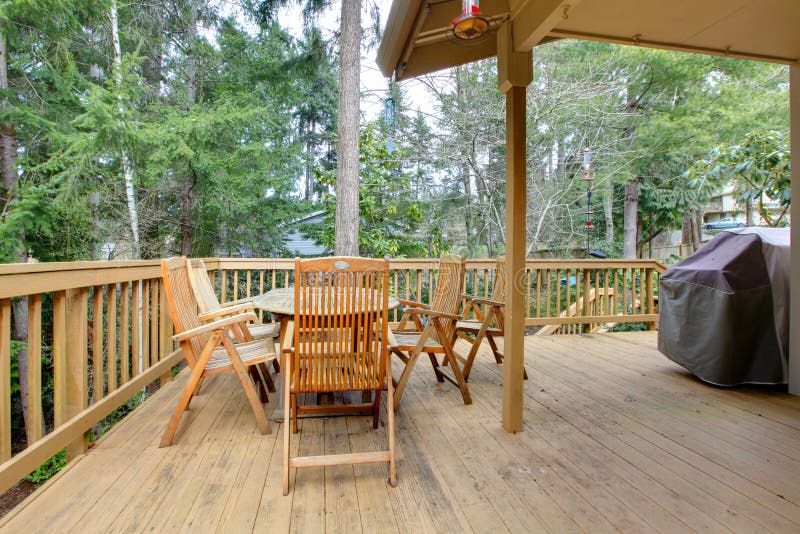 Open Terrace with a Nice View Stock Image - Image of classic, idea ...