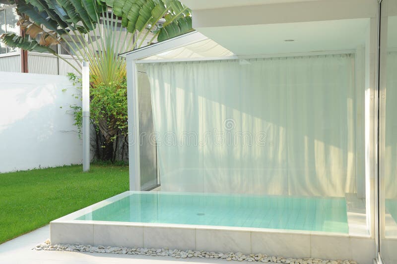 Open terrace stock photo. Image of property, poolside - 103001816