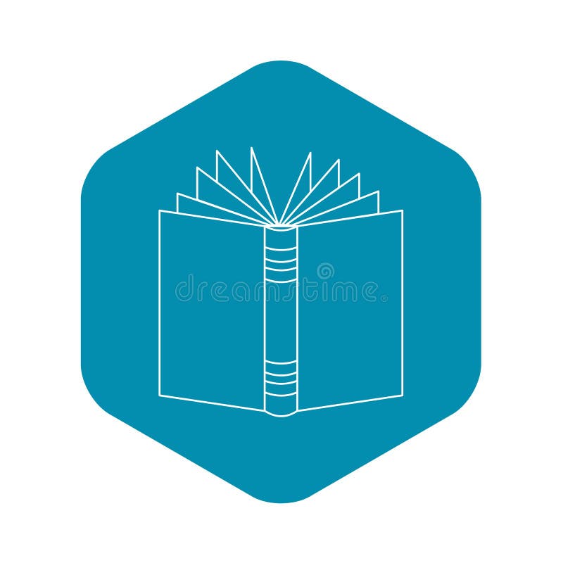 Thick Book Icon Outline Style Stock Illustrations – 100 Thick Book Icon ...