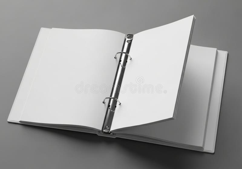 Open Three Ring Binder Stock Illustrations – 152 Open Three Ring Binder ...