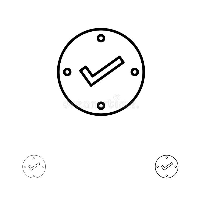 Bold Tick Stock Illustrations – 195 Bold Tick Stock Illustrations ...