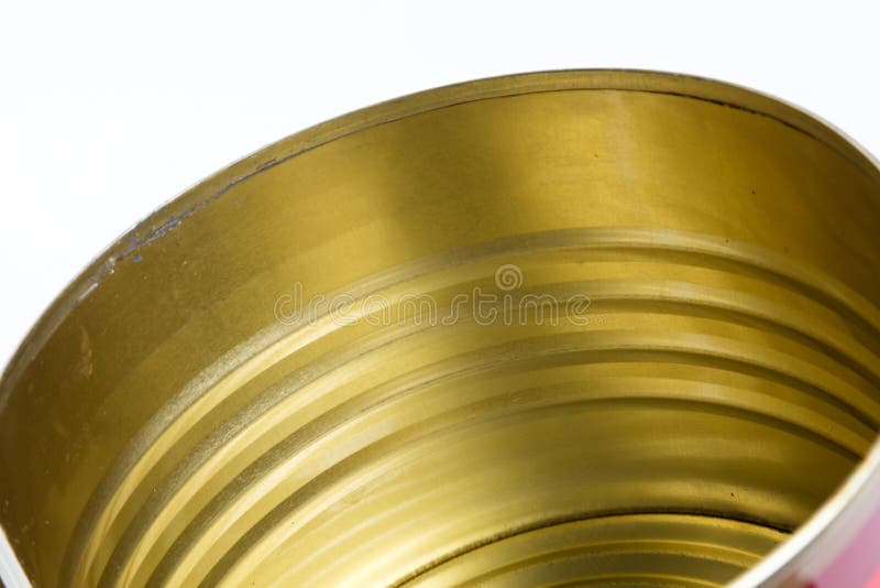 Open tin can stock photo. Image of food, inside, close - 128018598
