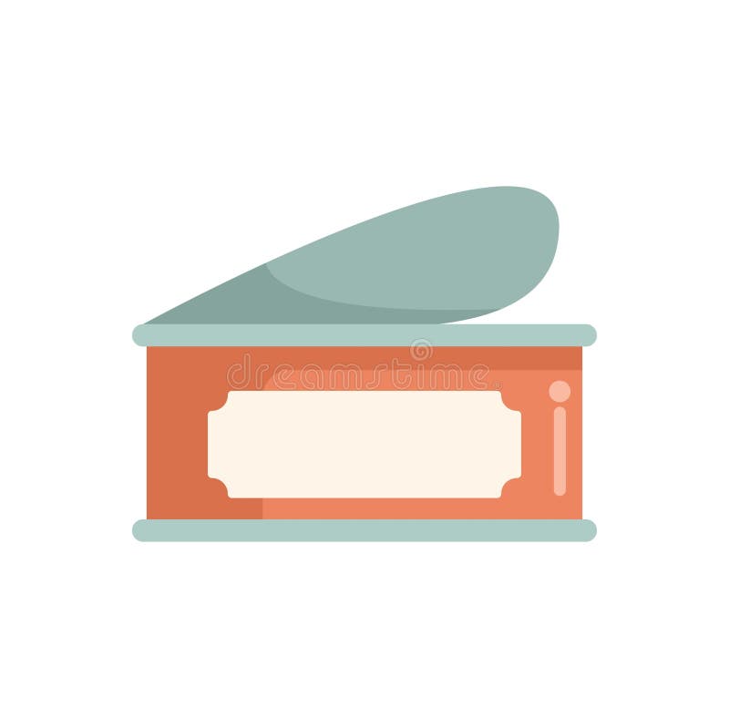 Open Tin Can with Key Using Blank Label for Branding Stock Vector ...