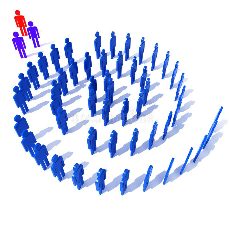 Open to new idea stock illustration. Illustration of success - 8375279