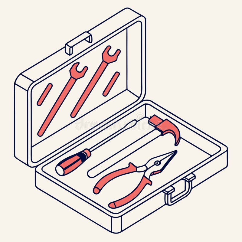 Box Wrench Vector Illustration Stock Illustrations – 5,996 Box Wrench ...