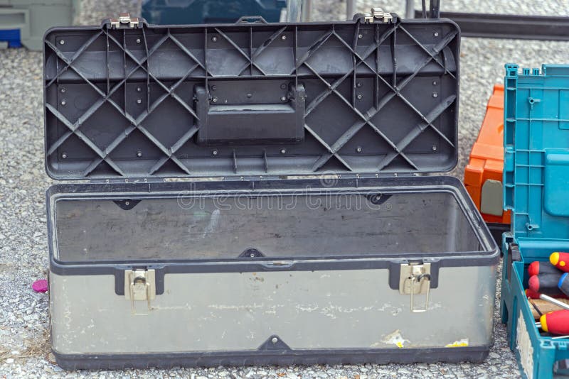 Open Tool Box stock image. Image of europe, used, metal - 260278699
