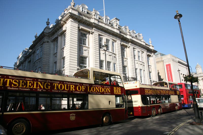Open-top City Tour Bus, London Editorial Photo - Image of tourist ...