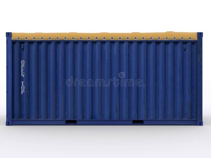 Container stock vector. Illustration of shipment, heavy - 45346028