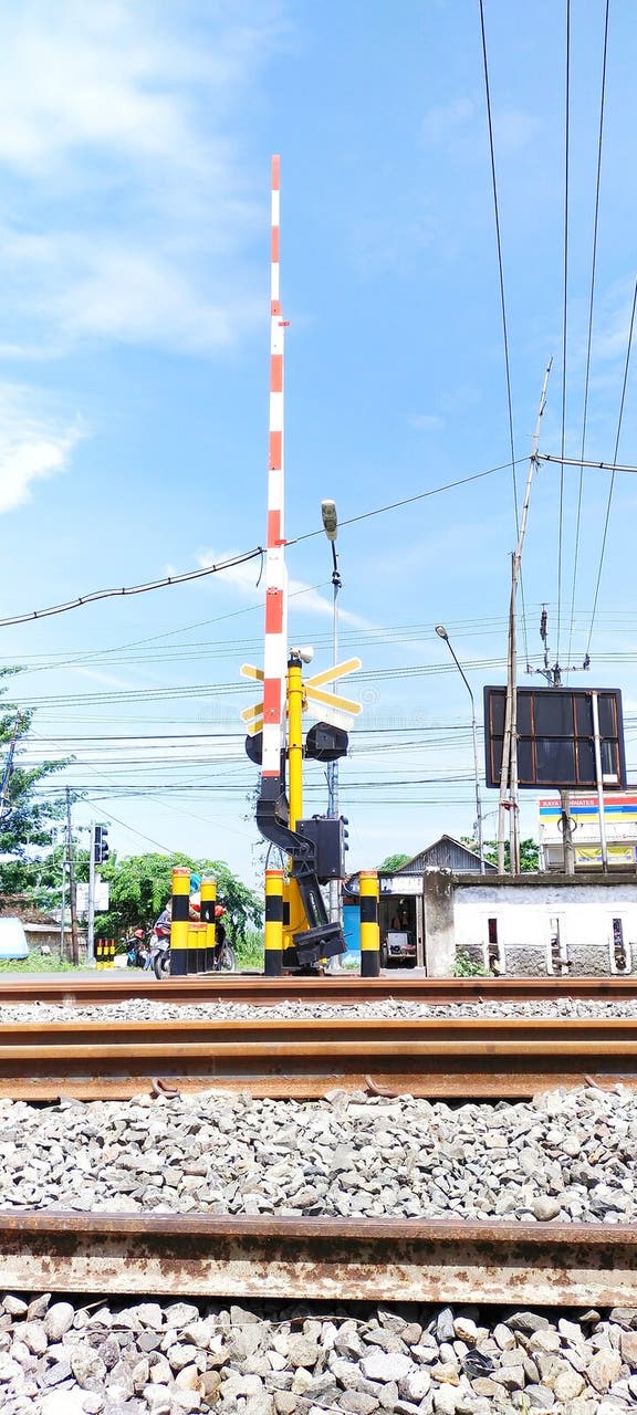 Open Train Doorstop, on a Blue Cloud Background Editorial Stock Photo ...