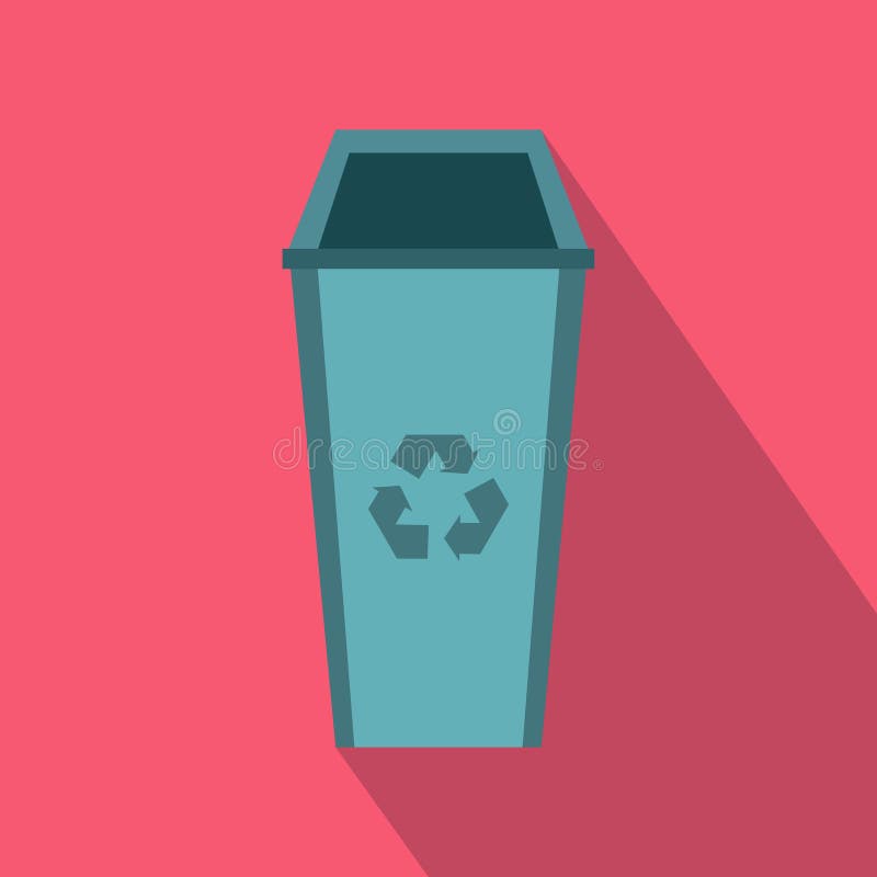 Open trash can stock illustration. Illustration of clean - 64583017