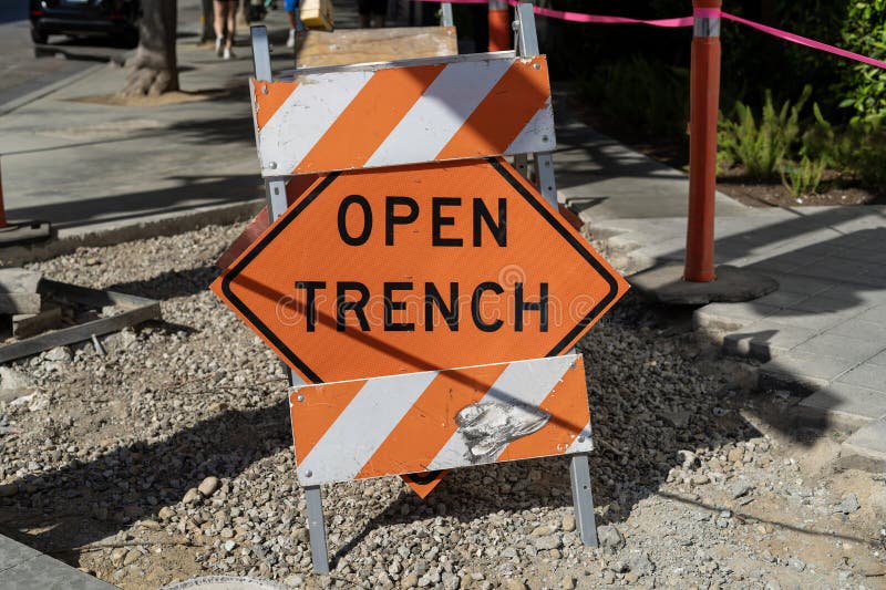 Open Trench Sign Stock Photos - Free & Royalty-Free Stock Photos from ...