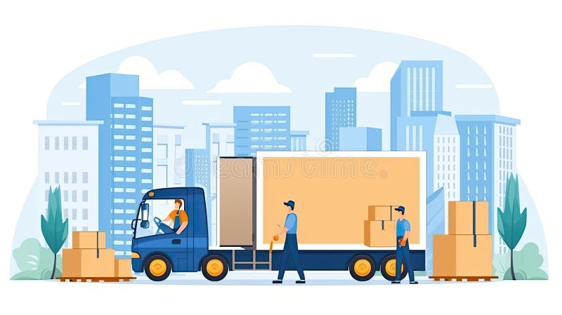 Open Trunk of a Truck with Things in Boxes Stock Photo - Image of ...