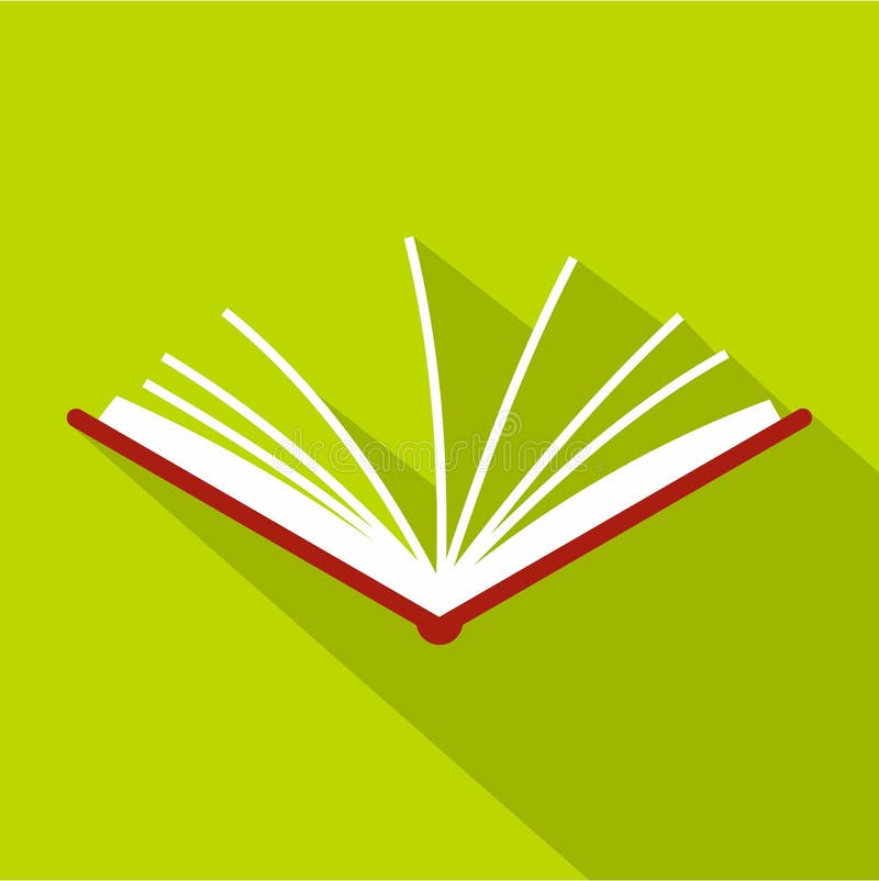 Open Tutorial Icon, Flat Style Stock Vector - Illustration of ...