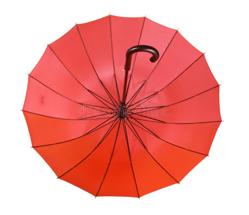 Open umbrella isolated stock photo. Image of rain, background - 11310010