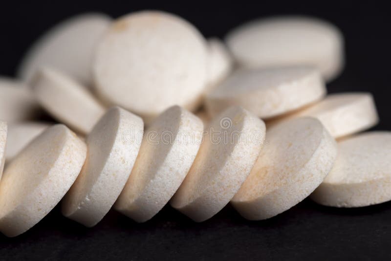 Open and Unpacked Tablets Close-up Stock Photo - Image of background ...