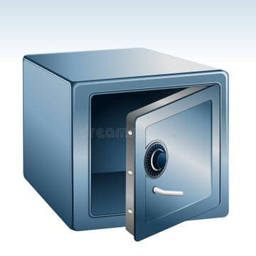 Open vault icon stock vector. Illustration of protection - 16080214