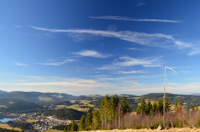 Open view on the mountain stock photo. Image of cloud - 244514436