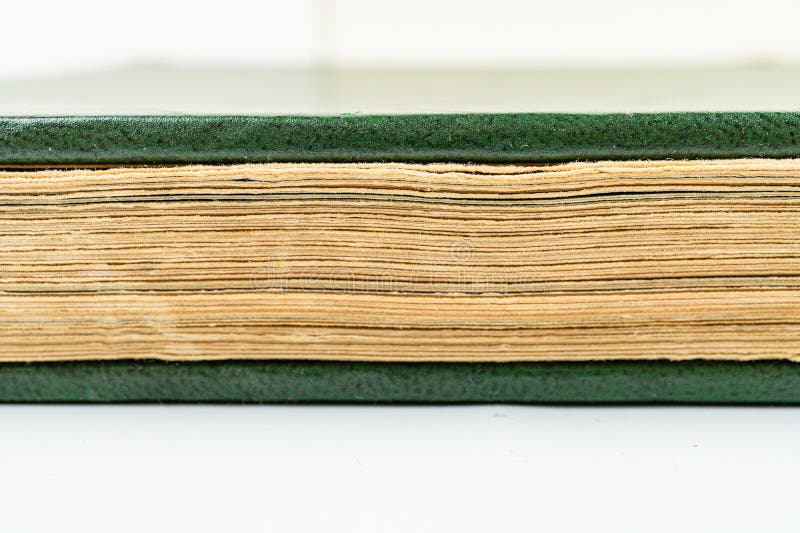 An Open Vintage Book with Worn Edges Invites Exploration of Knowledge ...