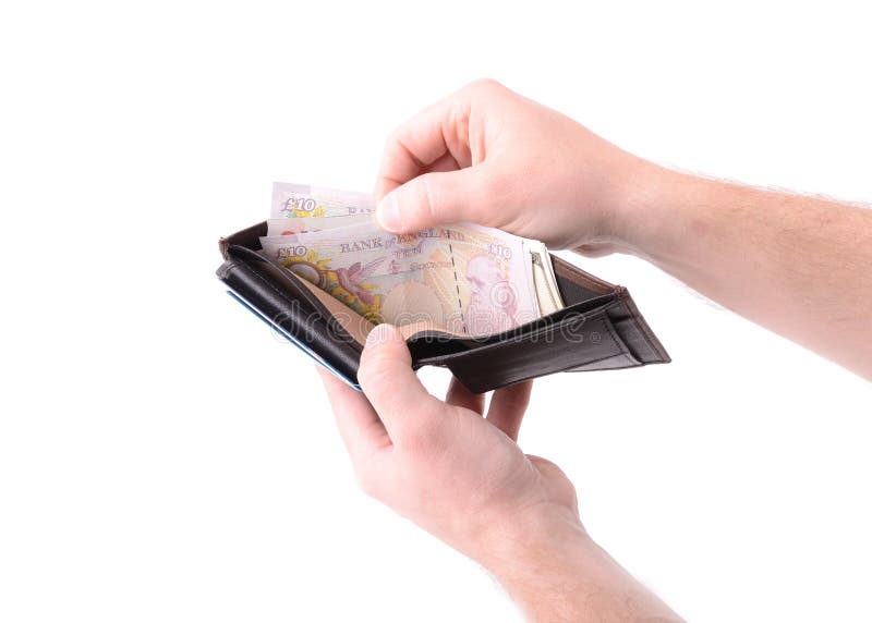 Open wallet editorial photo. Image of carrying, brown - 30504966