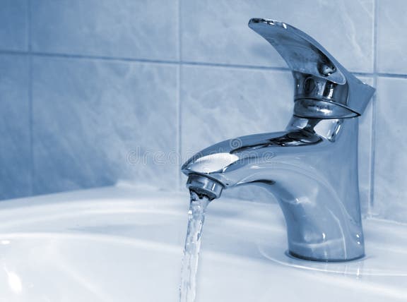 Open water faucet stock photo. Image of repairing, macro - 4017906