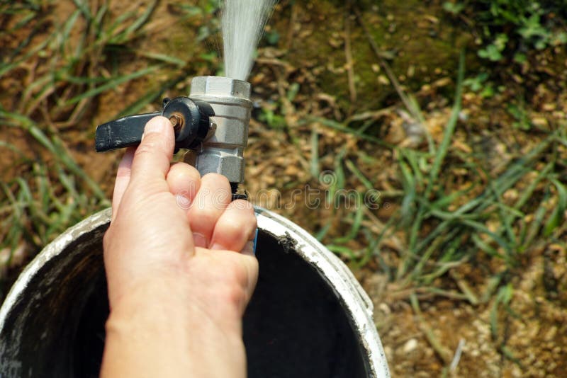 Open water tap stock photo. Image of pressure, supply - 233973406