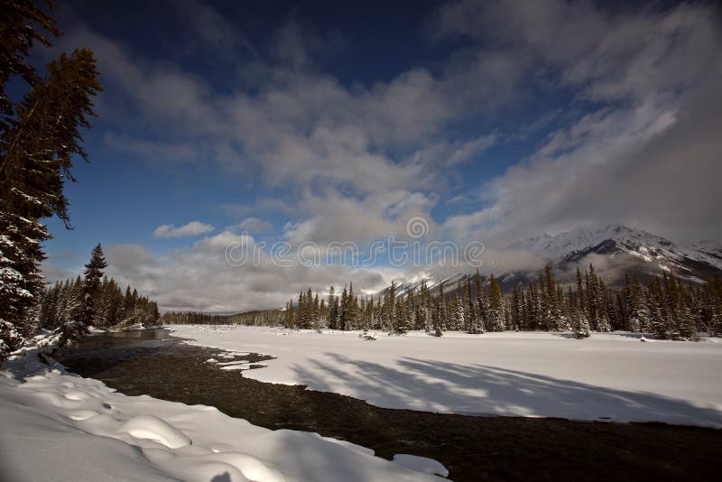 Open water in winter stock photo. Image of water, cold - 15427968