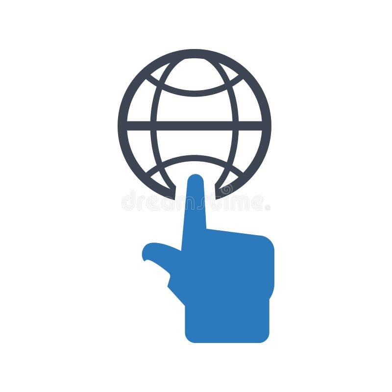 Open web browser icon stock vector. Illustration of click - 162141184