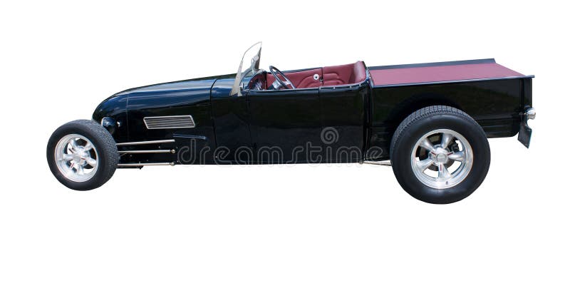 Old red hot-rod Car stock photo. Image of travel, modified - 29039982